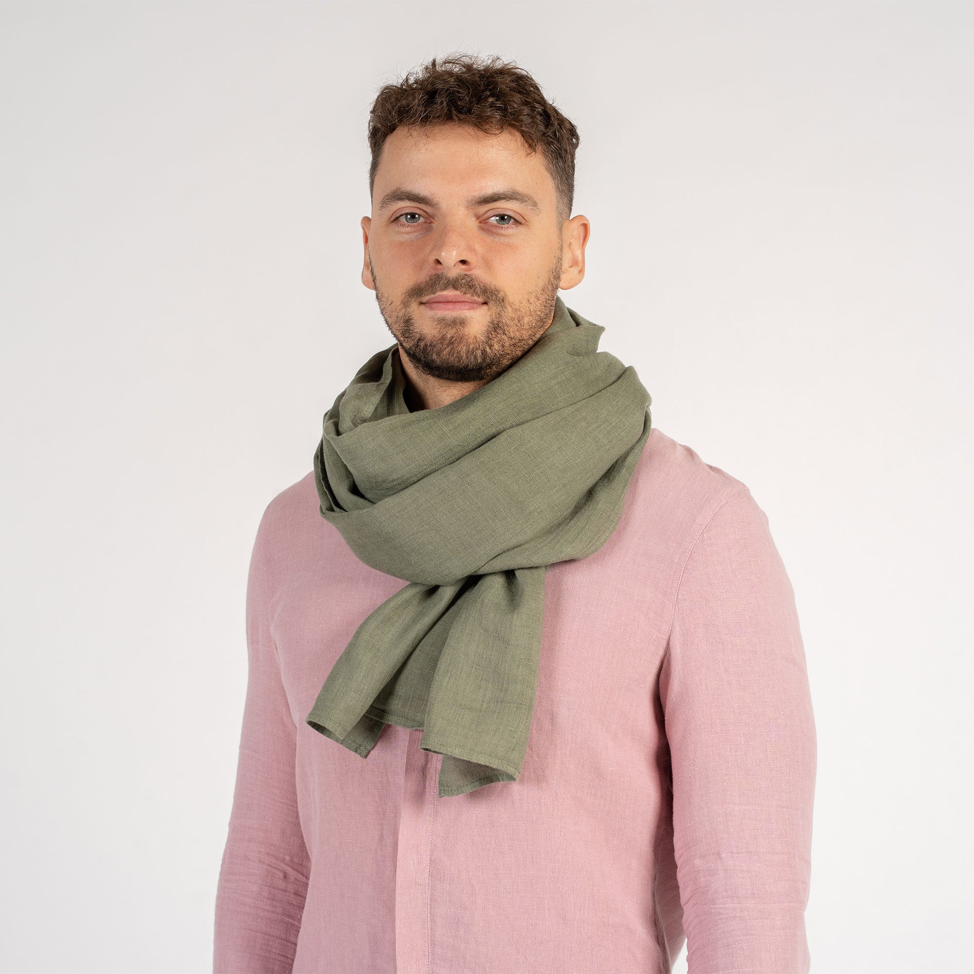 Men s Linen Scarf menique