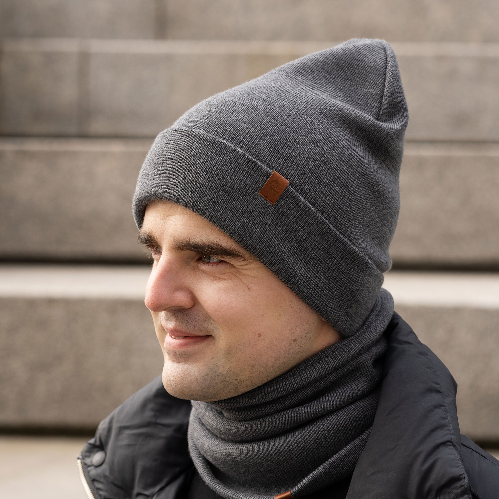 Men s Knit Beanie Merino
