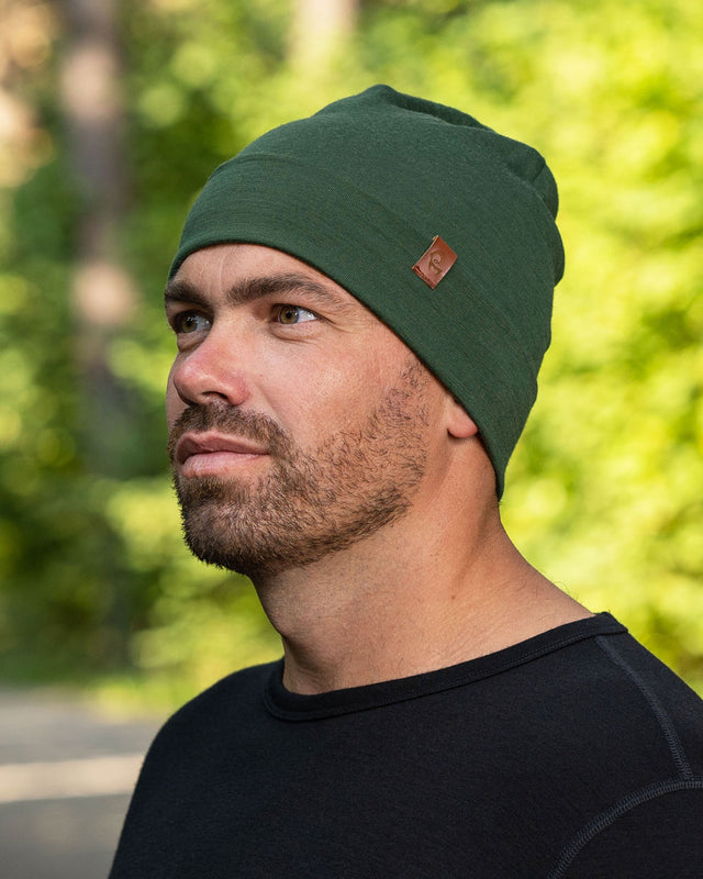 Men's Merino Beanie & Gaiter Set Black ️ menique
